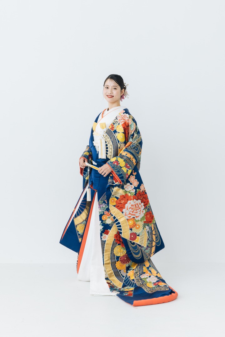 TANAN丹庵 色打掛「流水に舞扇」 - TANAN 丹庵