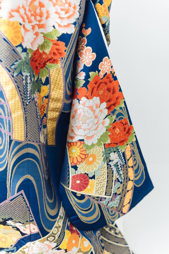 TANAN丹庵 色打掛「流水に舞扇」 - TANAN 丹庵